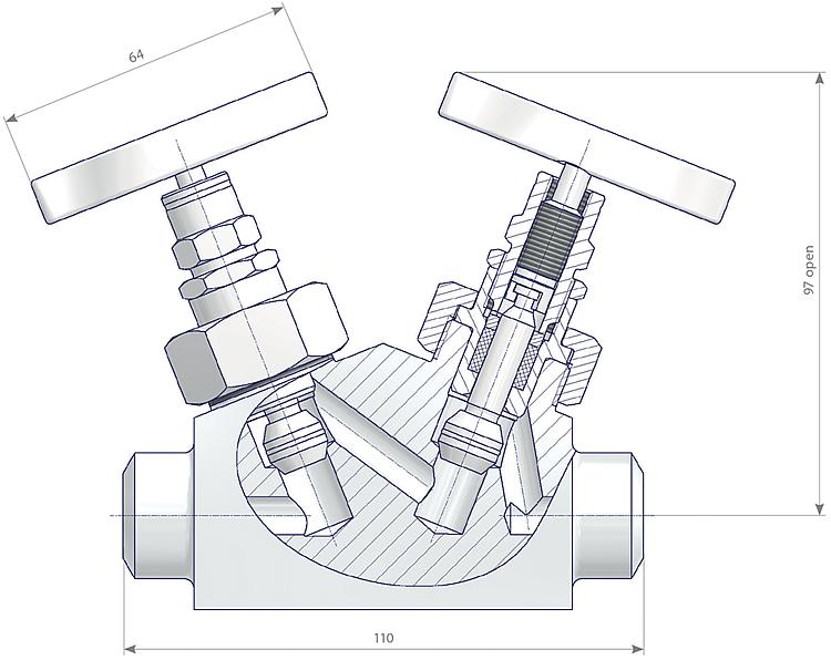 AS-Schneider - Union Bonnet Tandem Valves B1 Type