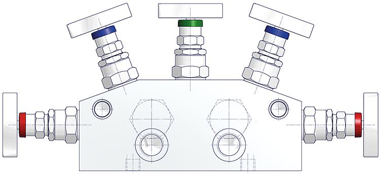 AS-Schneider - 5 Valve Manifolds D5 Type