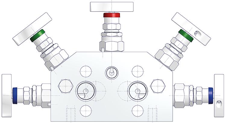 AS-Schneider - 5 Valve Manifolds 5D Type