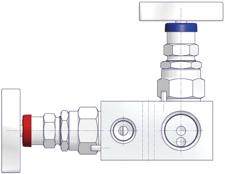 AS-Schneider - 2 Valve Manifolds PL Type (L-Shaped)