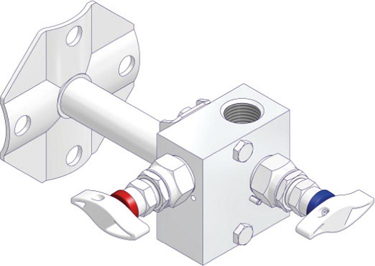 AS-Schneider - 2 Valve Manifolds PL Type (L-Shaped)