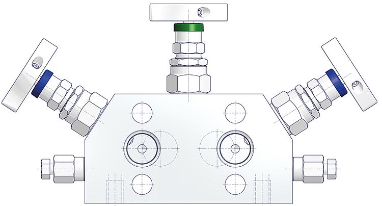 AS-Schneider - 3 Valve Manifolds W3RA Type