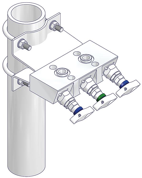 AS-Schneider - 3 Valve Manifolds W3CA/W3DA Type