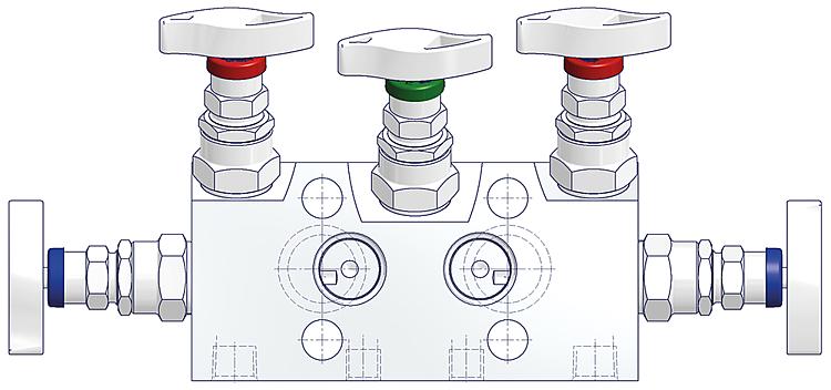 AS-Schneider - 5 Valve Manifolds W5GA Type
